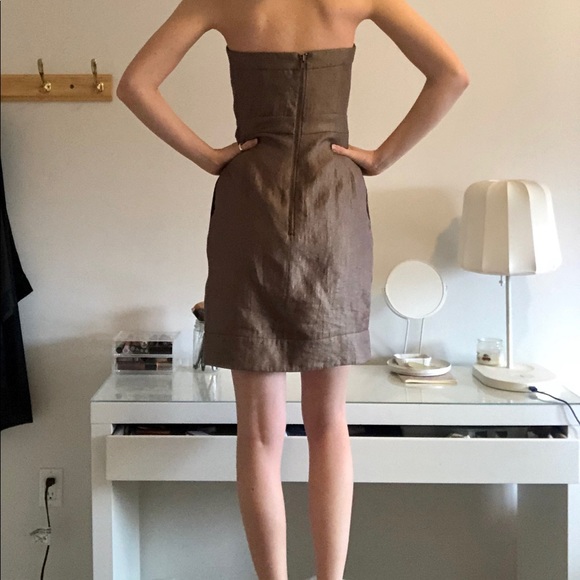 Jacob | Dresses | Strapless Gold Dress | Poshmark